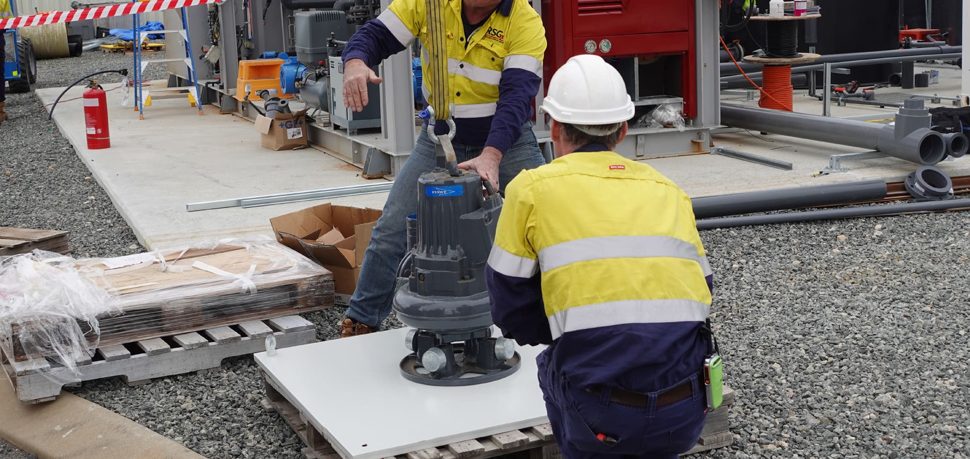 Construction of pilot plant at Kwinana desalination plant - RSGx